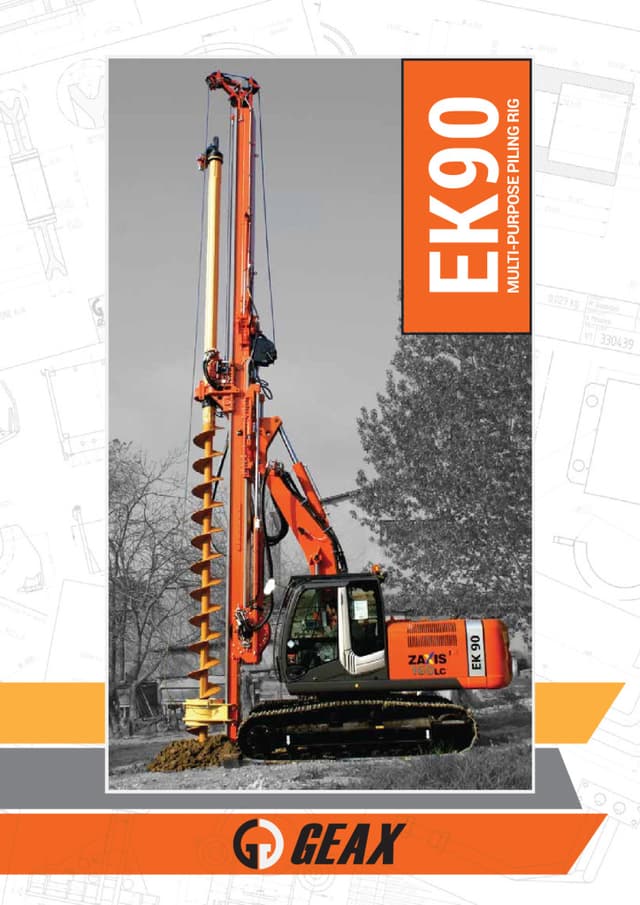 Used 2022 Geax EK90 for sale in Canada | Piling Broker